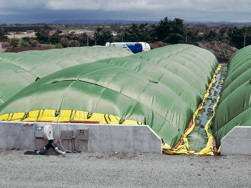 GORE® Cover: Reduction of Odors and Greenhouse Gases with Membrane Cover