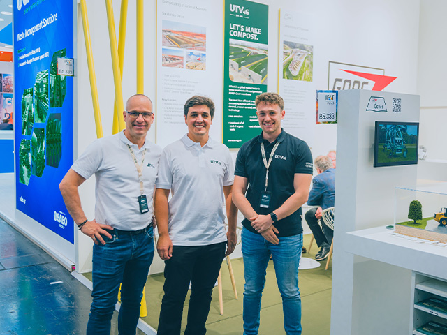 IFAT Munich 2024: UTV AG Presents Composting System and Mobile Unit
